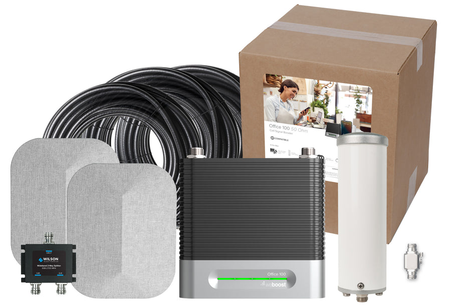 weBoost Office 100 - Exclusive Max Coverage Bundle – Wilson Signal Booster