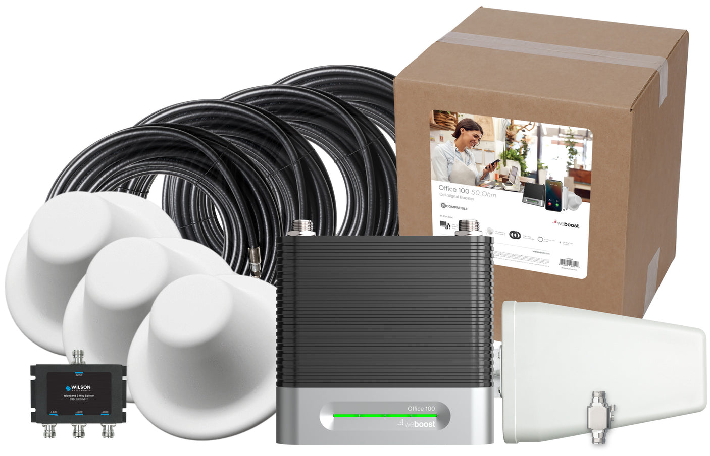 weBoost Office 100 - Exclusive Max Coverage Bundle – Wilson Signal Booster