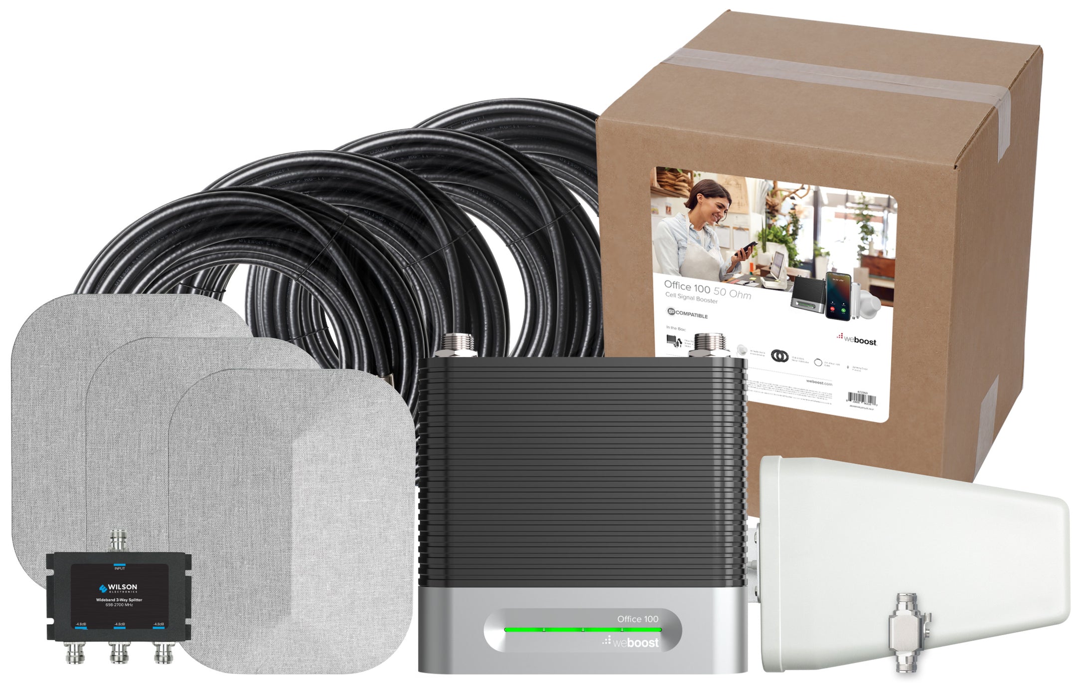weBoost Office 100 - Exclusive Max Coverage Bundle – Wilson Signal Booster