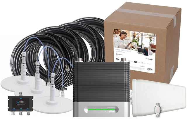 weBoost Office 100 - Exclusive Max Coverage Bundle – Wilson Signal Booster