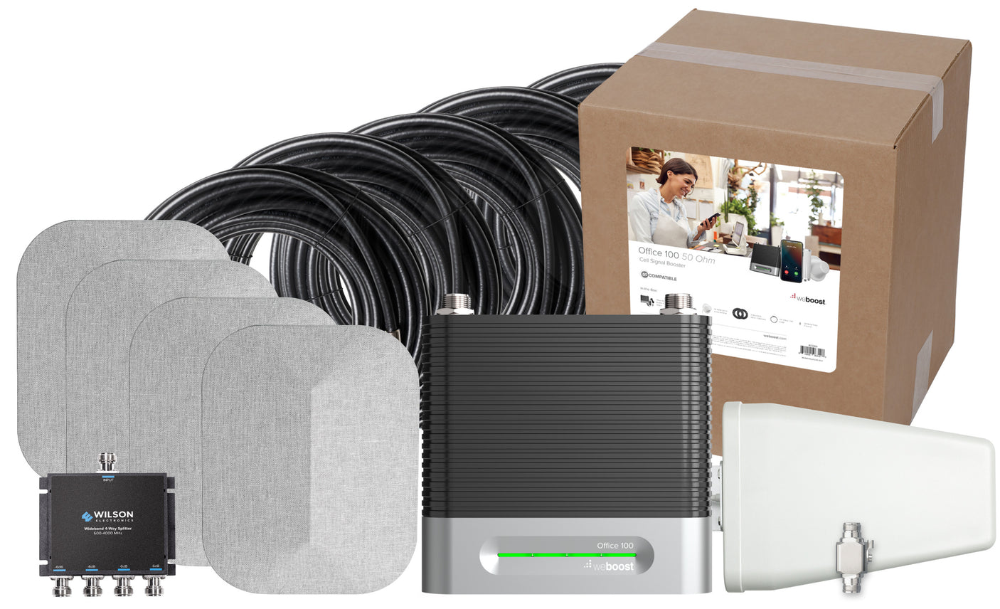 weBoost Office 100 - Exclusive Max Coverage Bundle – Wilson Signal Booster