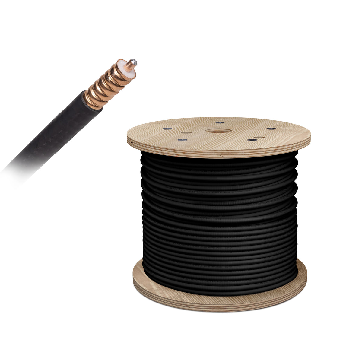 Wilson 1/2 Inch Coaxial Cable Foam Dielectric 500 ft Spool | 952006 ...