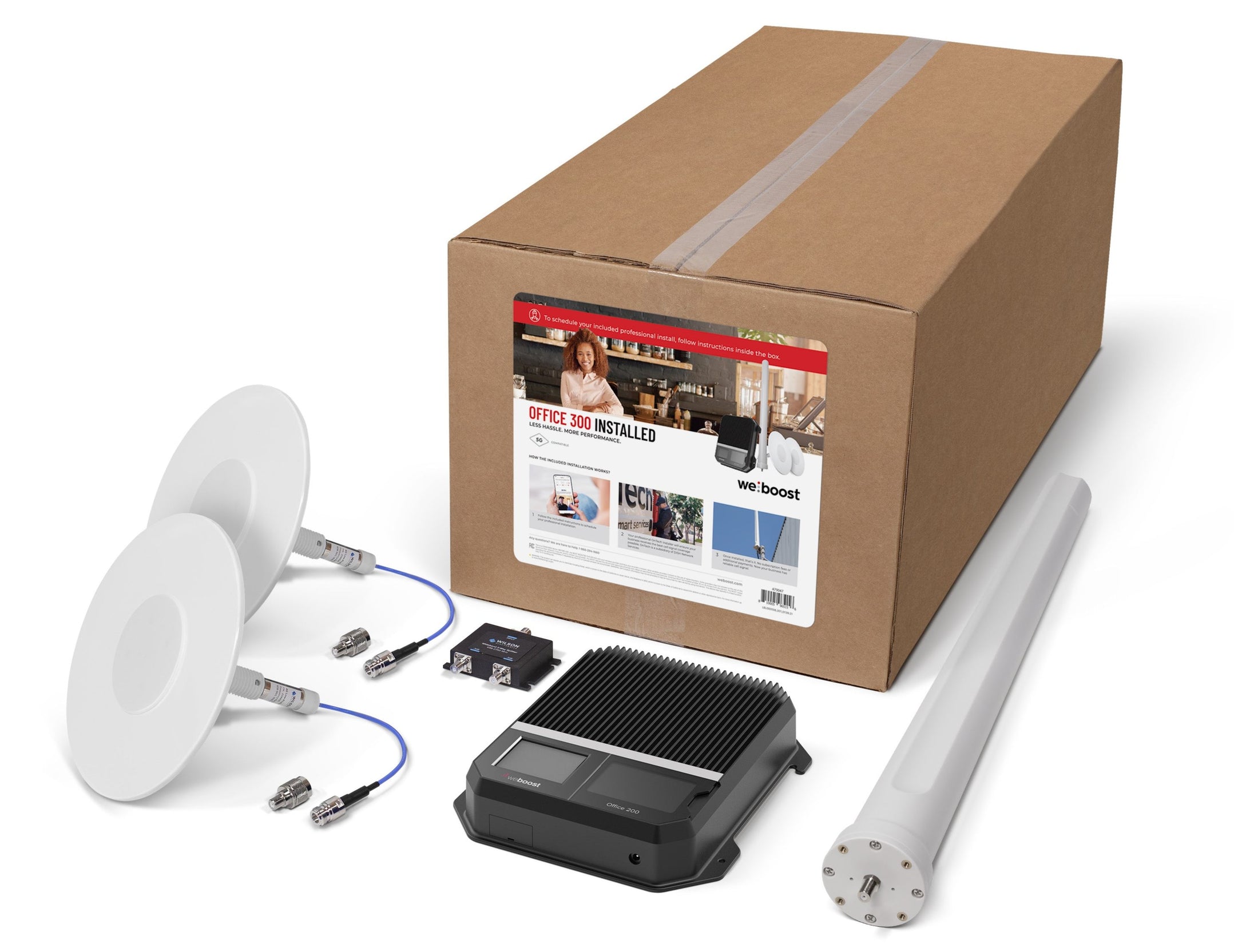 weBoost Installed Office 300 - Includes Professional Installation | 47 ...