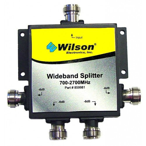 Wilson 859981 Four-Way Wide-Band Splitter with N-Female Connectors ...