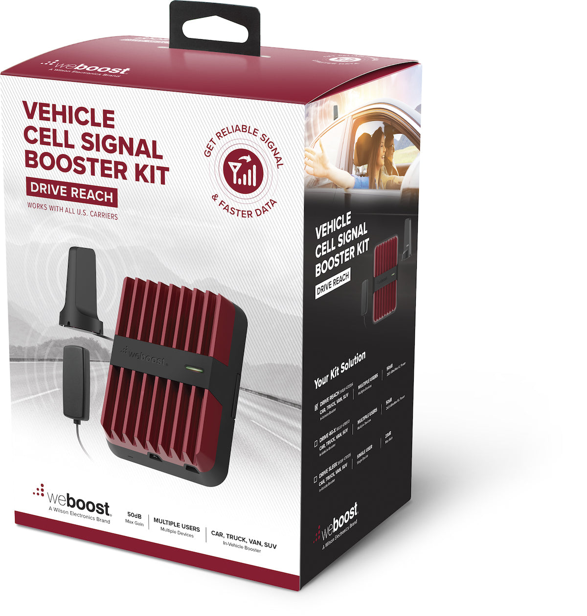 weBoost Drive Reach Mobile Signal Booster Kit | 470154R (Certified Ref ...